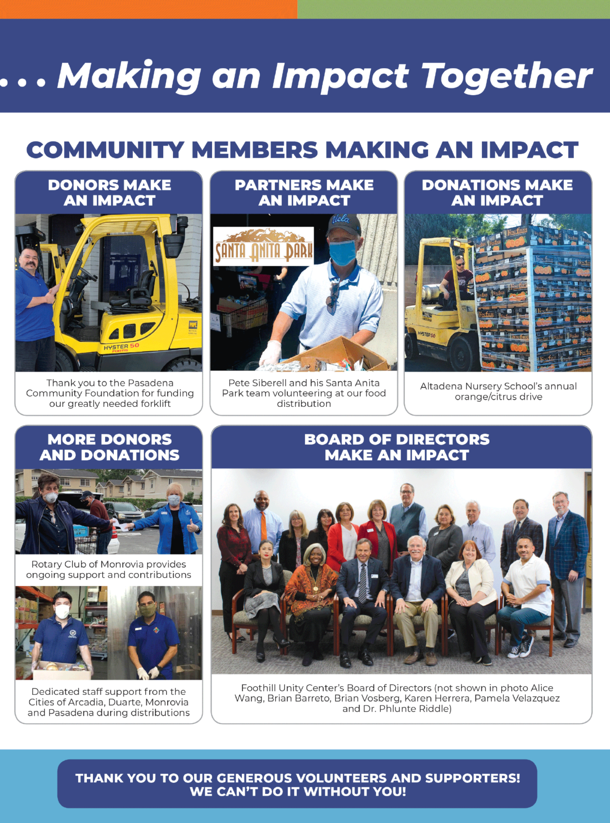 Summer 2020 Newsletter - Foothill Unity Center