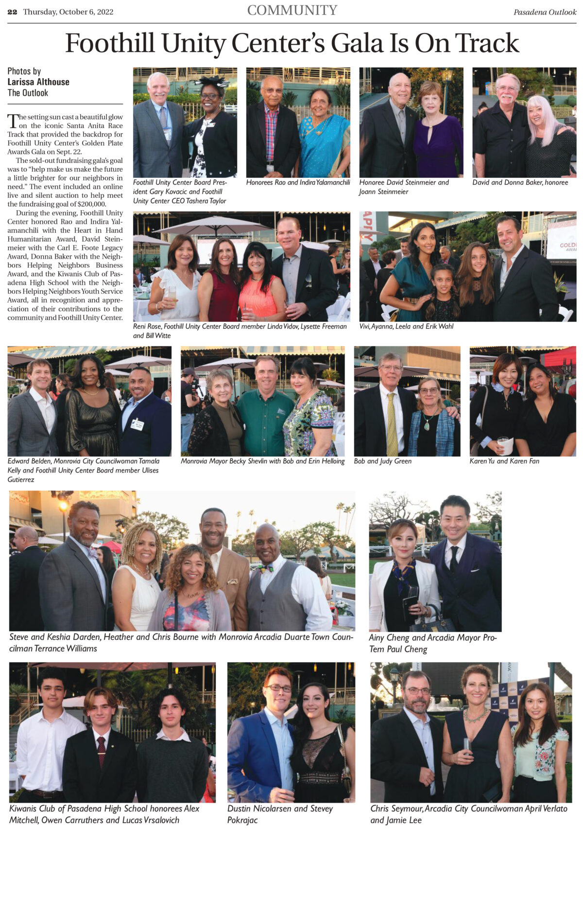 Foothill Unity Center in the News: Pasadena Now & Pasadena Outlook ...